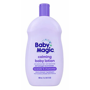 Baby Magic Creamy Baby Oil Lotion, Original Baby Scent, Hypoallergenic ...
