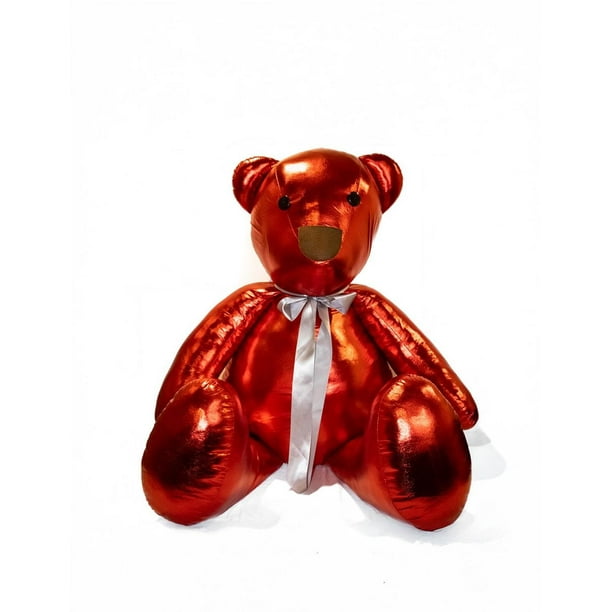 Oso de Peluche Hecho en México Metálico rojo 60 CM | Bodega Aurrera en ...