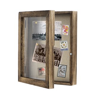 24" x 24" Brown Geometric 3D Weaved Shadow Box, by DecMode - Walmart.com