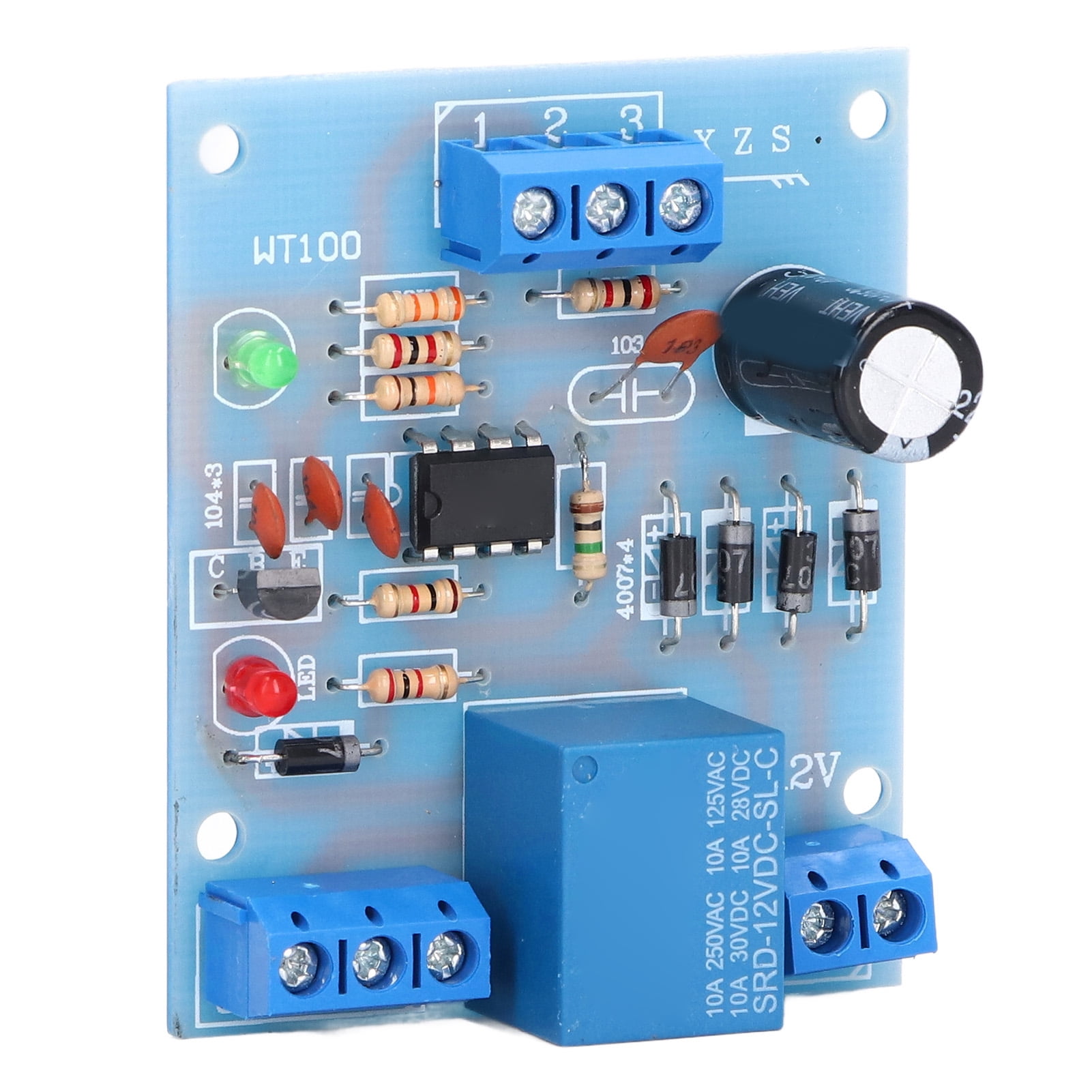 Sensor de detección de nivel de agua, sensor de nivel de líquido DC12V Módulo controlador de ...