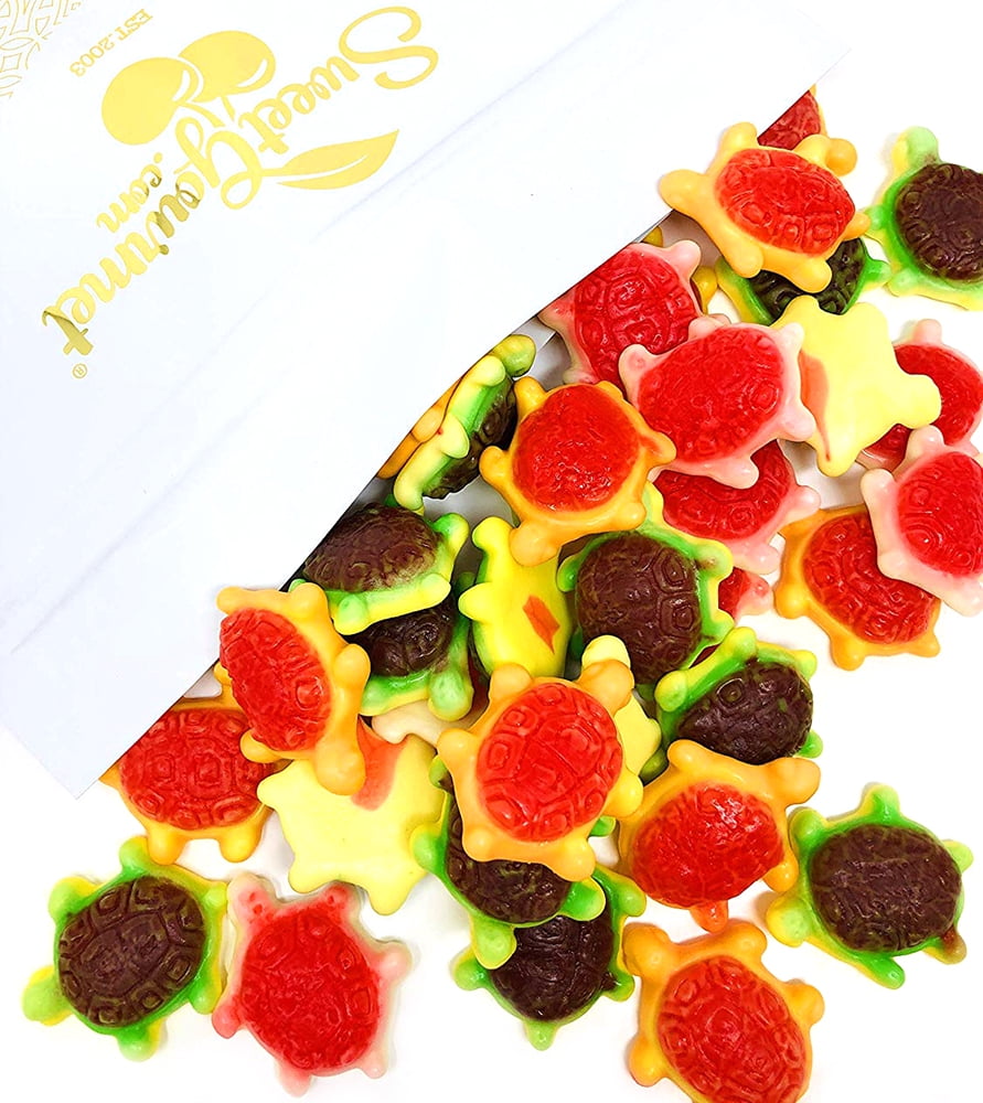 SweetGourmet Gummi Filled Turtles Candy | Two Layer Fruit Flavor Gummy ...