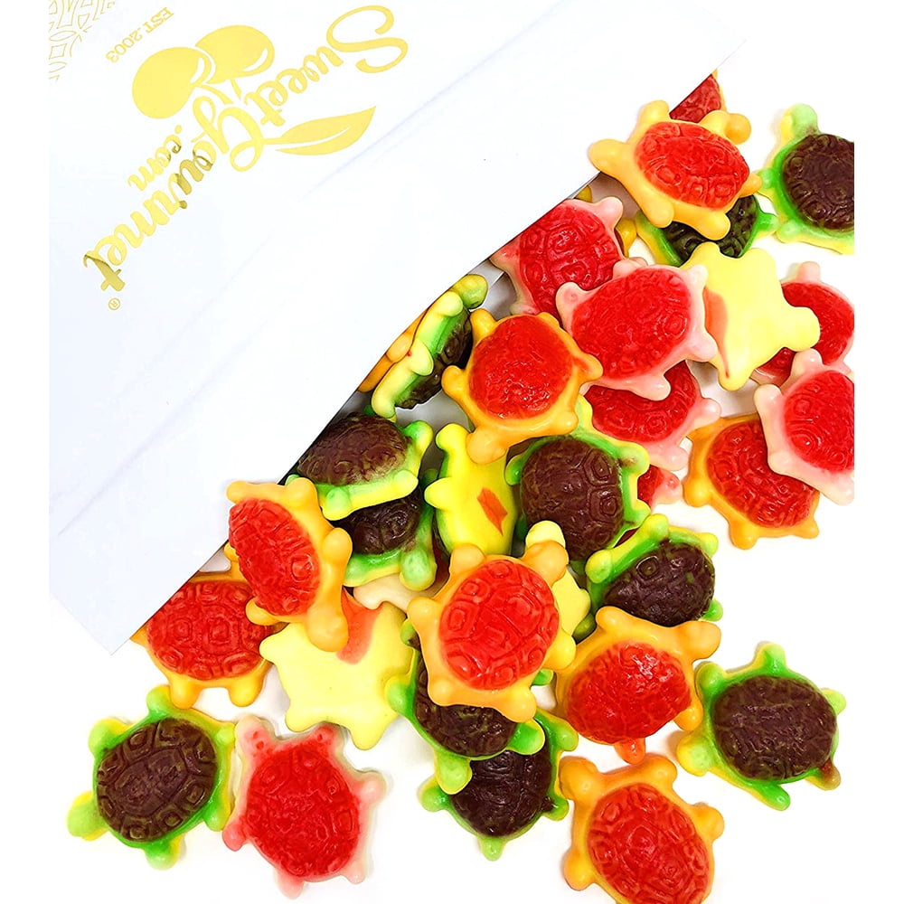 SweetGourmet Gummi Filled Turtles Candy | Two Layer Fruit Flavor Gummy ...