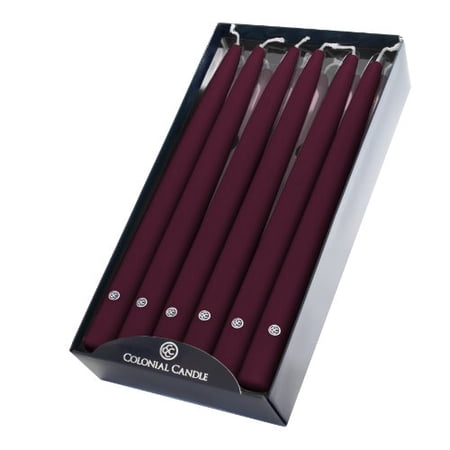 Colonial Candle Handipt Tapers, 12-Inch, Mulberry - Walmart.ca