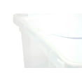 Sterilite 48 Qt Hinged Lid Storage Box Plastic Stackable Bin with Lid ...