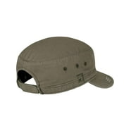 Distressed Washed Cadet Army Cap- Brown - Walmart.com