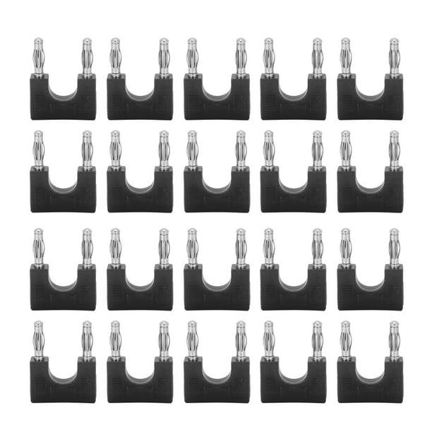 Dual Banana Plug,20Pcs Dual Banana Plug Audio Adapter Dual Banana ...