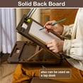 StrongTek 16x12 inch Adjustable Bamboo Table Easel with Handle ...