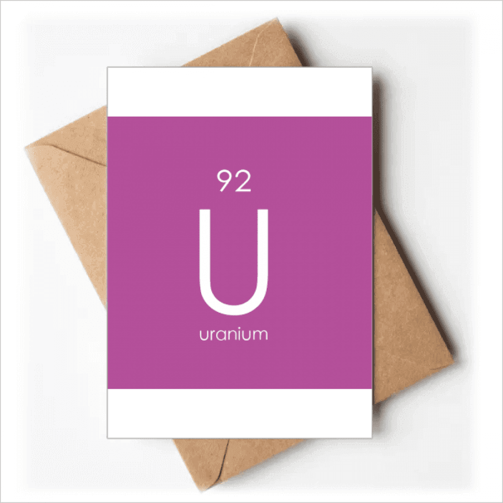 Chestry Elements Period Table Actinide Uranium U Greeting Cards You are ...
