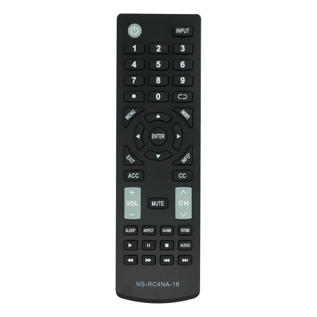 NS-RC4NA-18 Remote Control Replacement - Compatible with Insignia ...