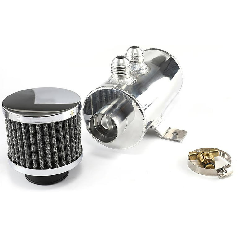 Moroso Billet Engine Oil Catch Can With Breather (85500), 57% OFF