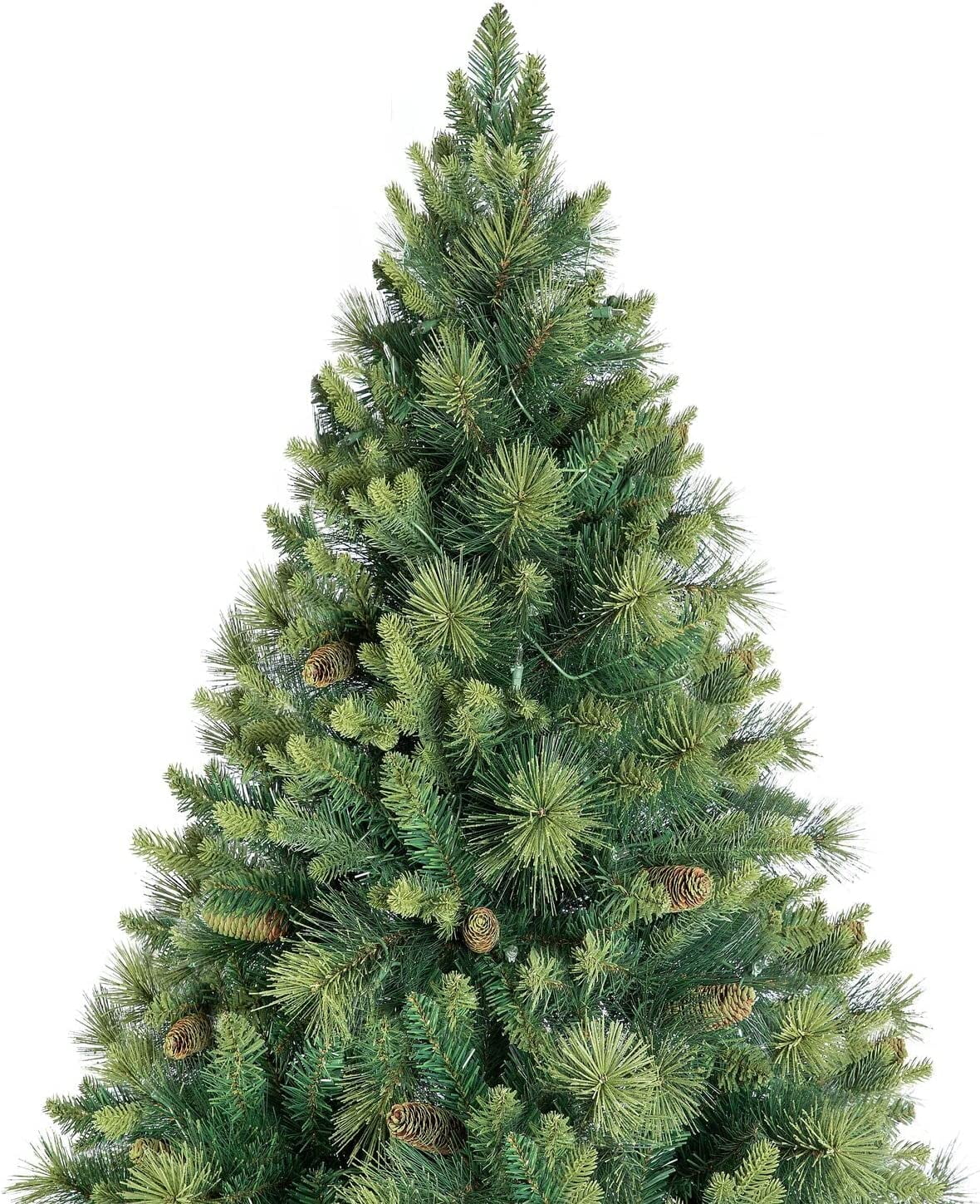 Buy Vail 7.5ft Prelit Artificial Christmas Tree with Pine Cones, Foot ...