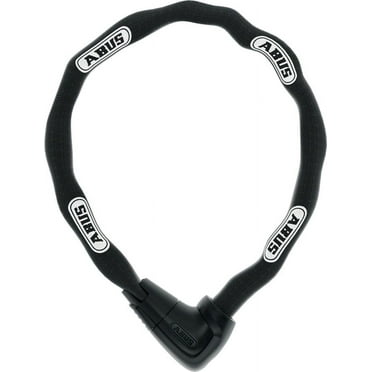 Chain Lock - Steel-O-Chain 4804C/110 black combo - 110cm length / 4mm diameter square - Walmart.com