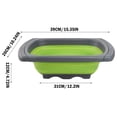 Collapsible Silicone Colander – Space-Saving Foldable Strainer for ...