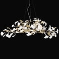 Possini Euro Design Possini Euro Descanso 48 1/4"W Gold and Ceramic 10 ...