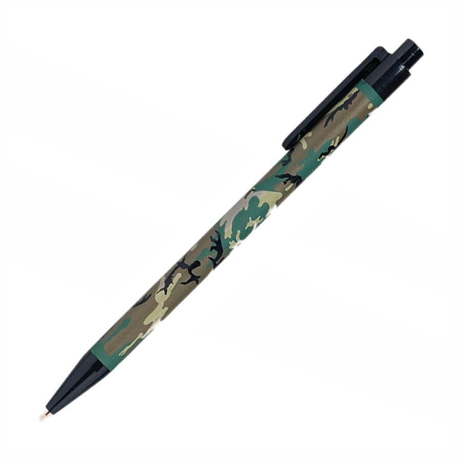 Skilcraft Ballpoint Pen, Medium Point, 12/Pack, Camouflage Barrel/Black ...