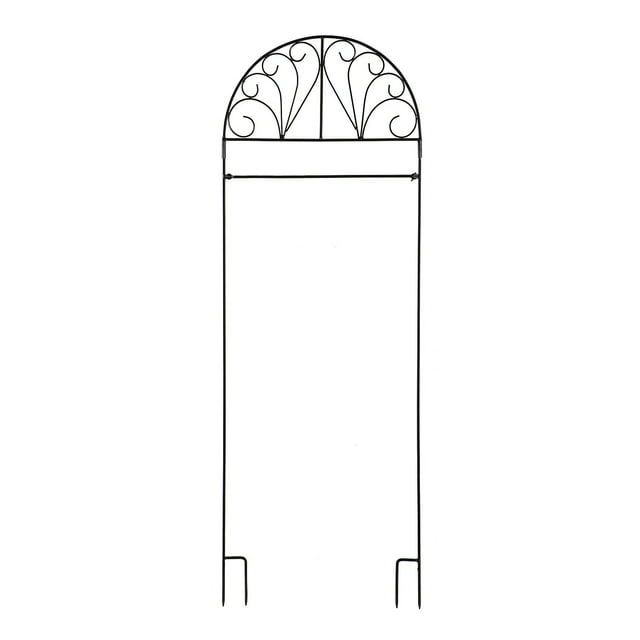 Evergreen Decorative Swirls Garden Flag Arbor Stand- 18 x 52 Inches ...