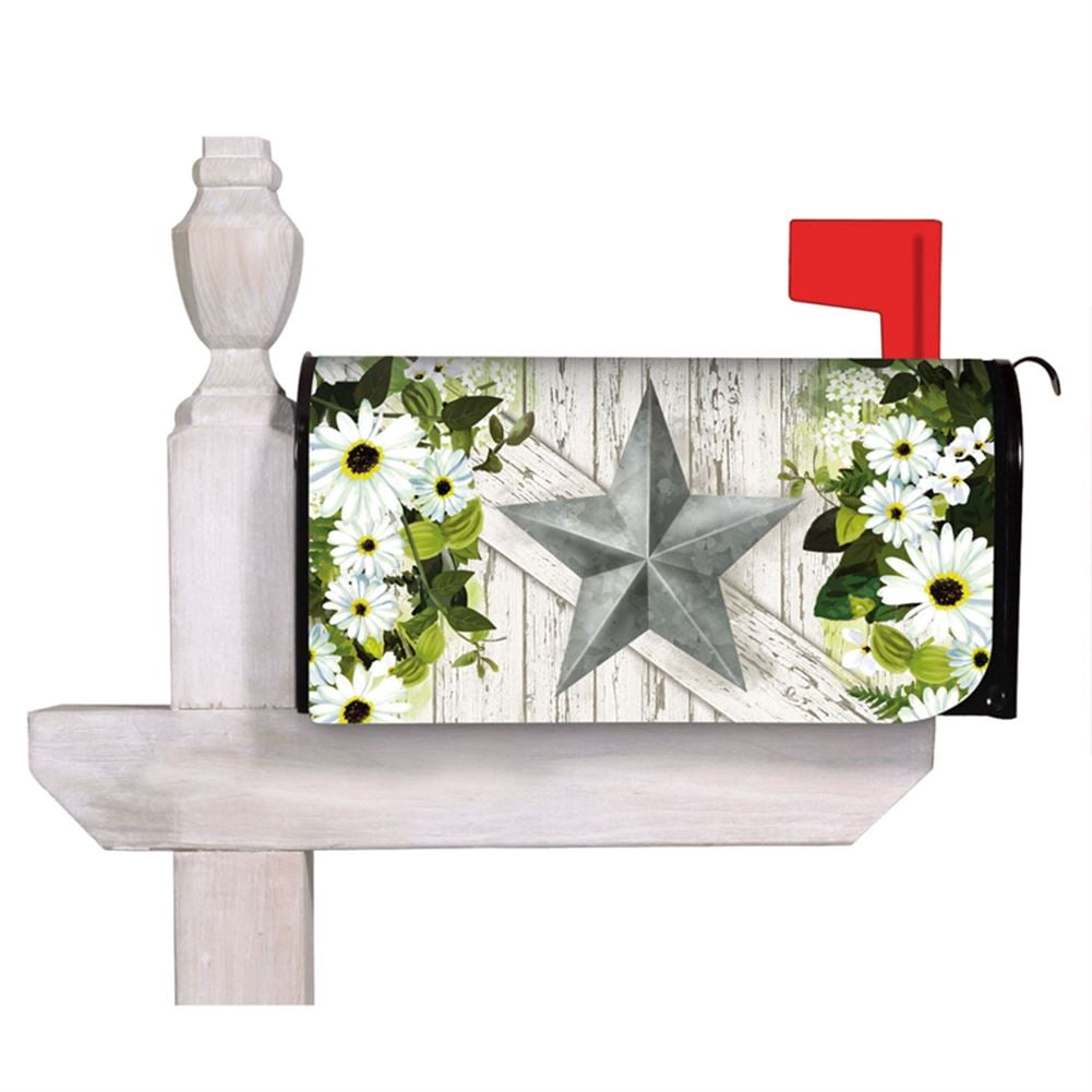 Evergreen Mailbox Cover -Galvanized Star - Walmart.com