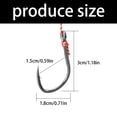 2. Rubber Skirt Kabura Jigs Head 40g-100g Sliding Barbed Hook ...