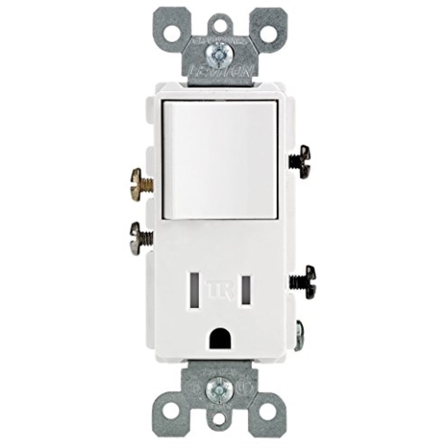 leviton t5625-w decora combination switch and tamper-resistant ...