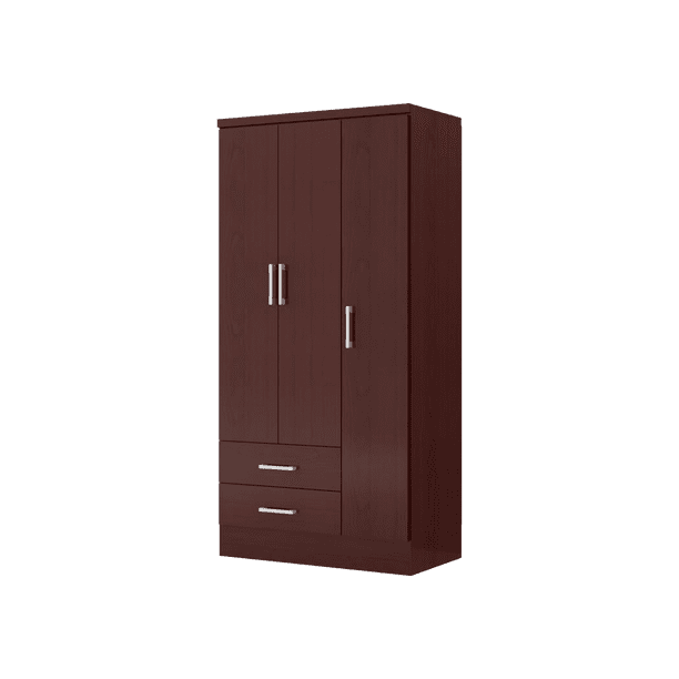 Madera Caoba - Chico - Closet Minimalista 3 Puertas 2 Cajone Alameda ...