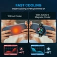AUOSHI Magnetic Phone Cooler, Portable Radiator for Phones/Laptops, Car ...