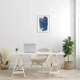 Stupell Industries Modern Line Doodle Face Bold Abstract Shapes Framed ...