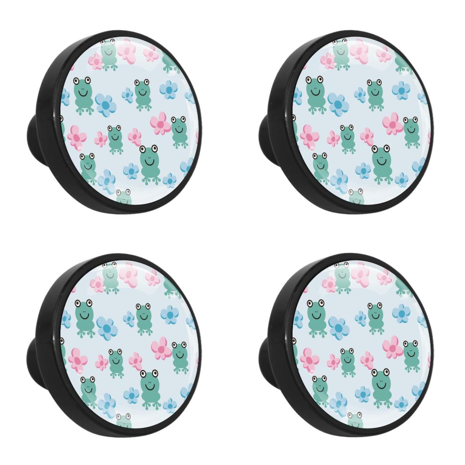 4 Pcs Cartoon Frog Knobs for Kitchen Cabinet Cupboard Dresser Bookcase ...