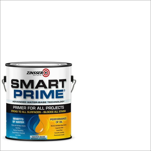 249729 1 Gallon White Smart Prime Water Based Universal Primer ...