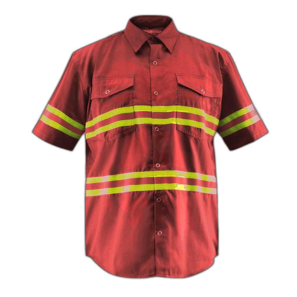 Premium High Visibility Hi Vis Reflective Safety Work Shirts - Half ...