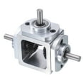 Uxcell 90 Degree Right Angle Bevel Gearbox 1:1 Reversing Double Output ...