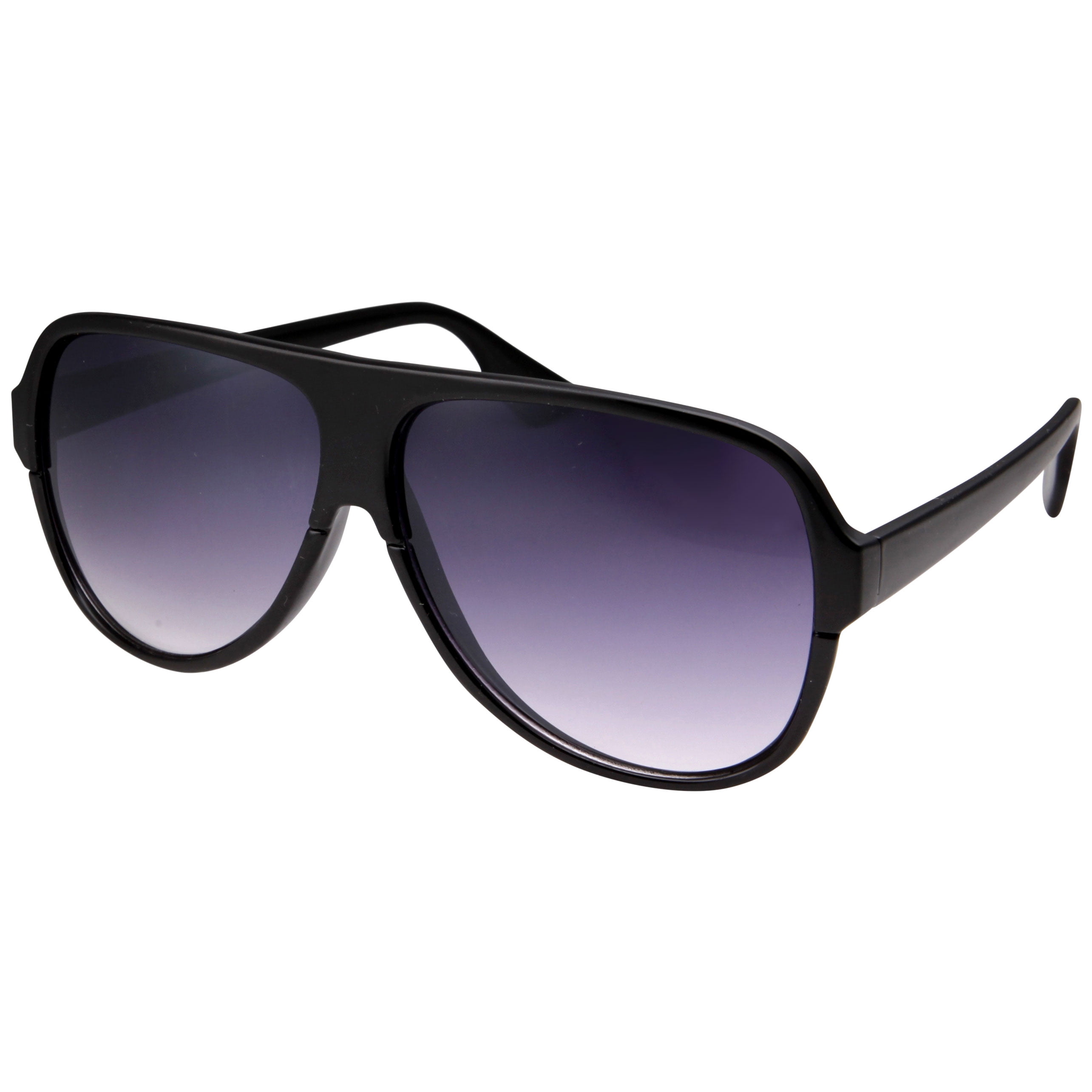 grinderPUNCH Mens Aviator Glasses Plastic Frame Black Gradient Lens ...