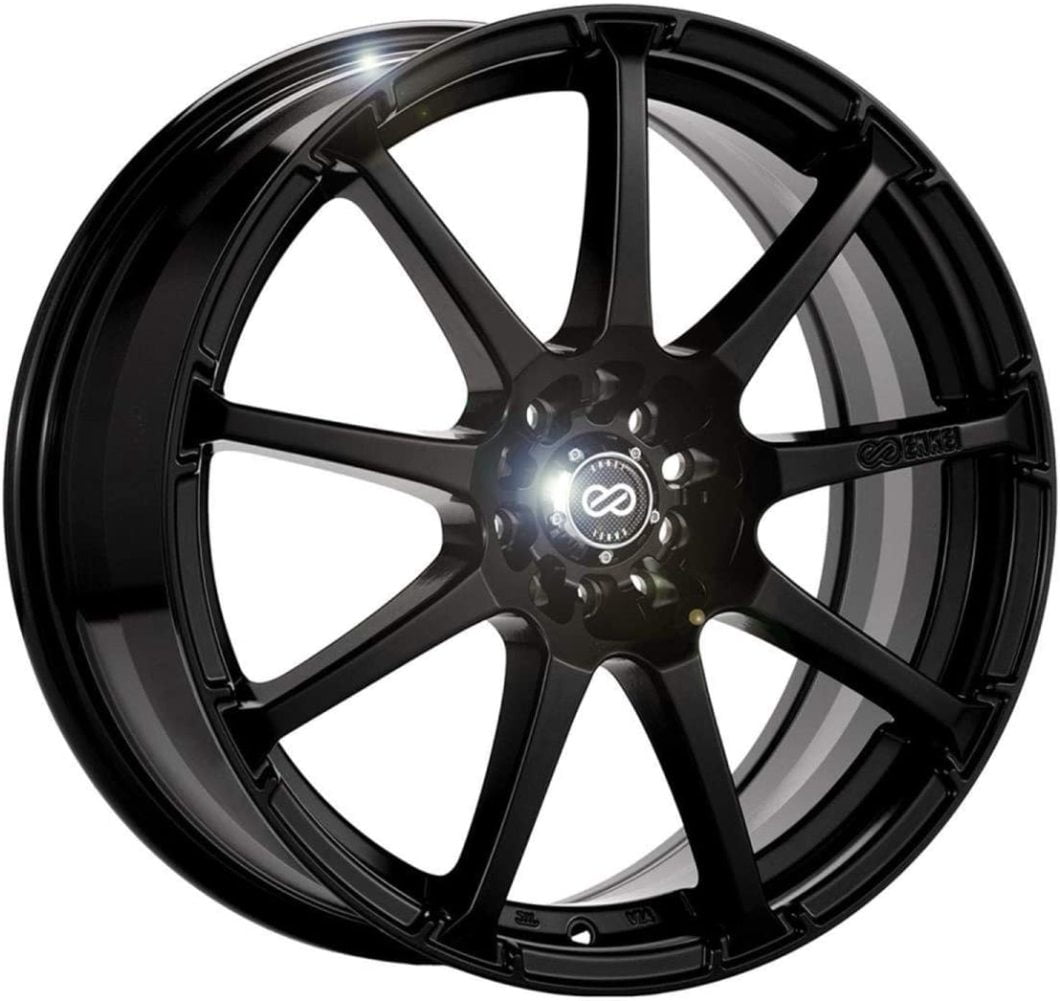 Matte Black 18x7.5 Enkei EDR9 441-875-0245BK Wheels/Rims 5x100/114.3 ...