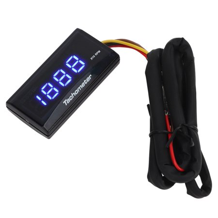 Tachometer Gauge, Backlight Tachometer Accessory Ultra Thin LCD ABS ...
