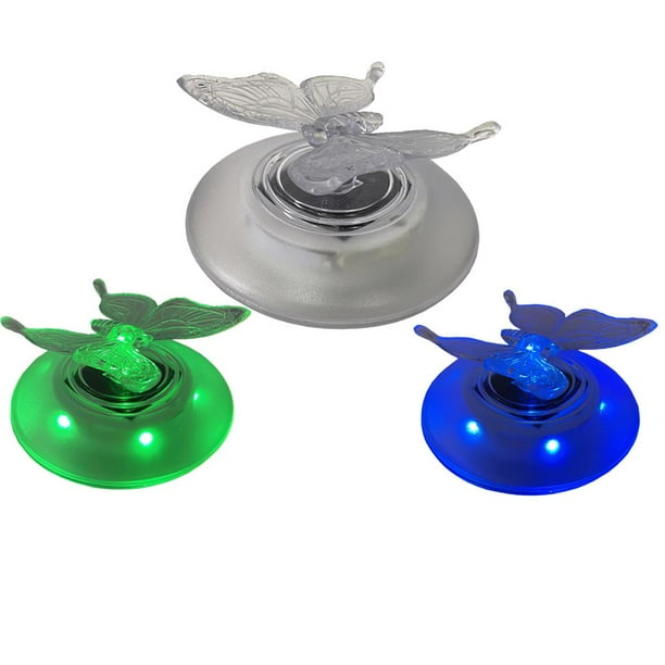 Solar Powered LED Float Light RGB Color Fountain Light Swimming Pool ...