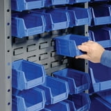 Global Industrial Bin Cabinet with 72 Blue Bins, 38x24x72, Assembled ...