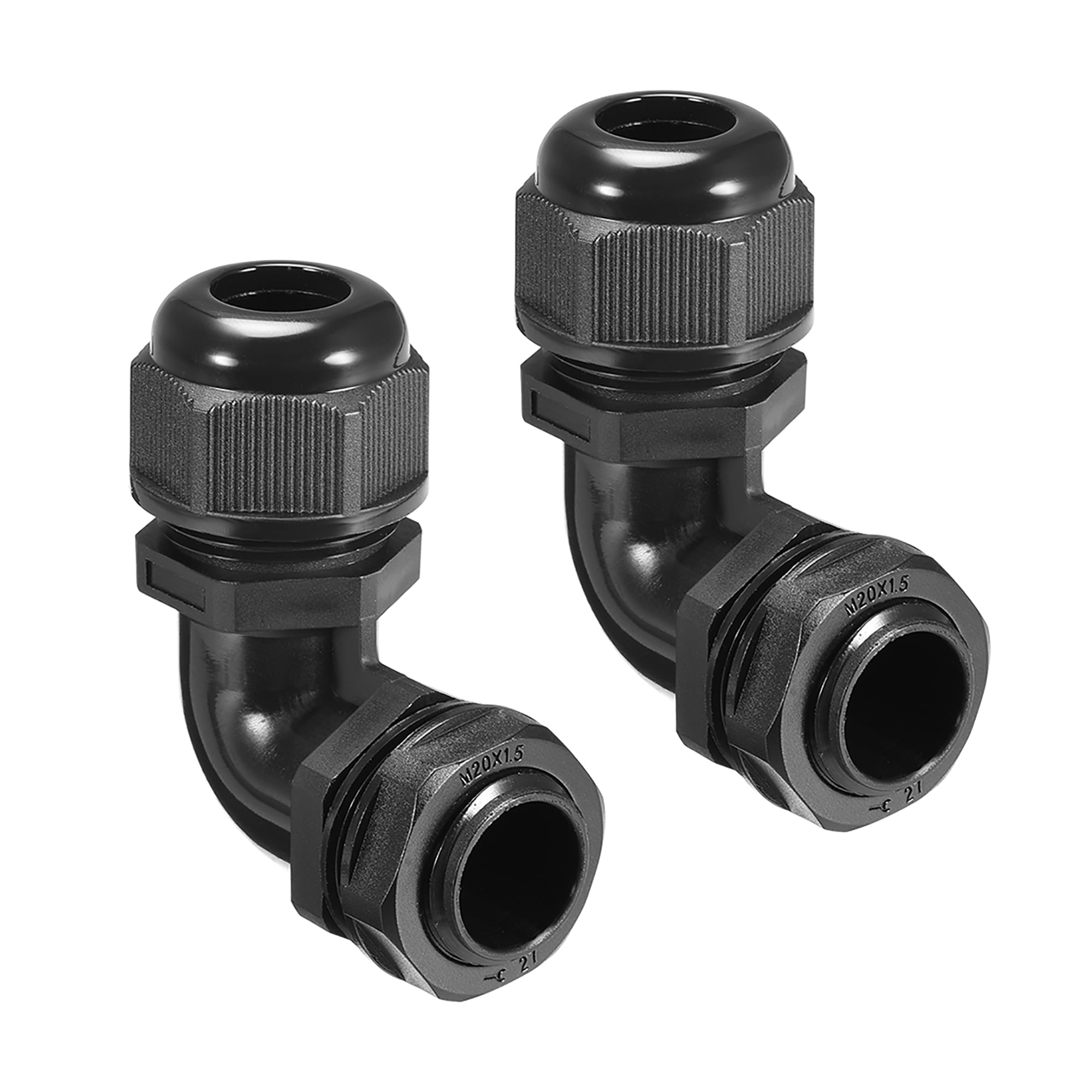 M20 Cable Gland , 90 Degree Waterproof IP68 Nylon Joint Adjustable ...