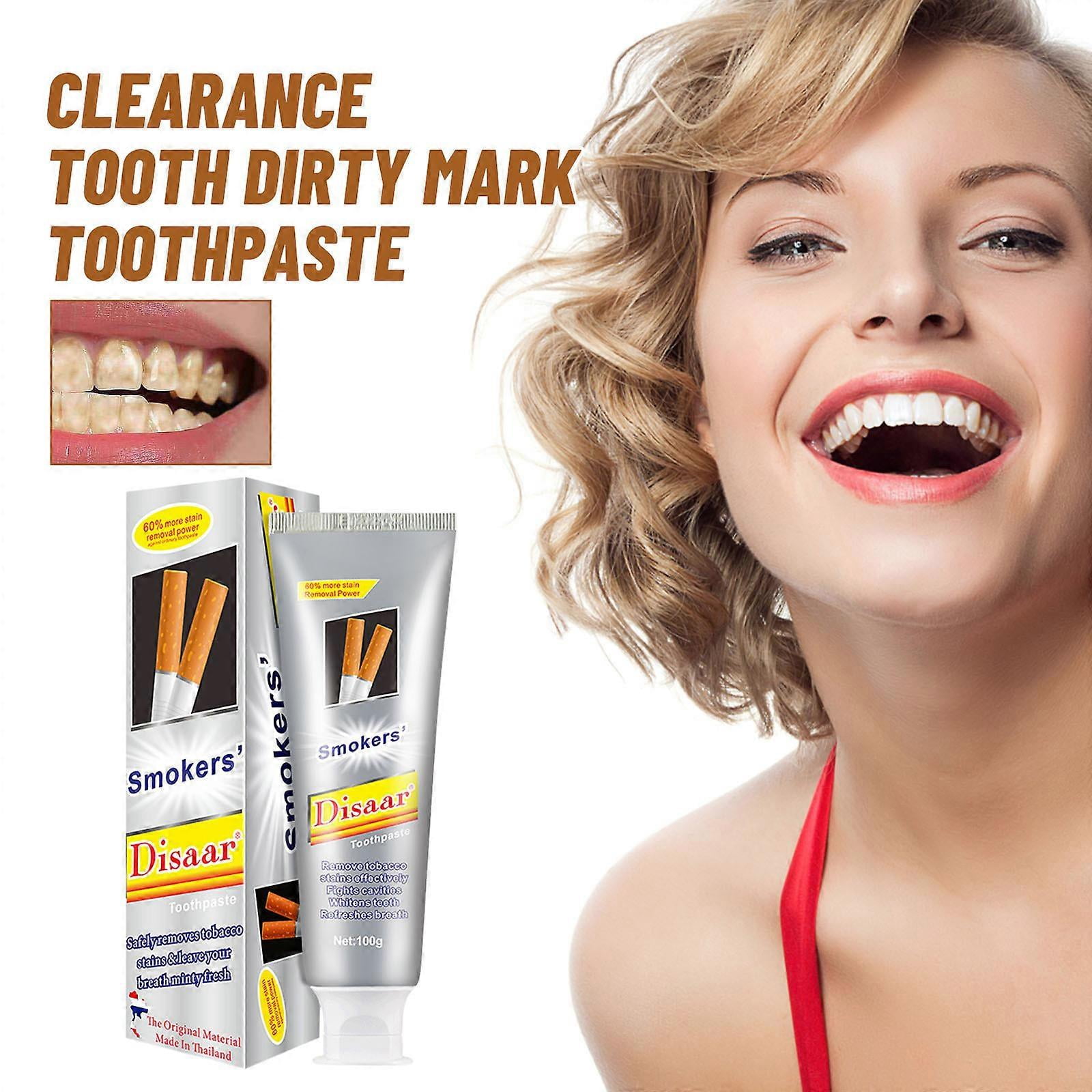 Wipe Off Stains White Teeth Whitening Toothpaste 100g, Wipe Off Bad ...