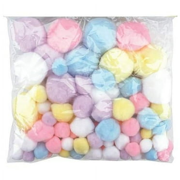 Creativity Street Pom Pons, Hot Colors, Assorted Sizes, 200 Pieces ...