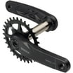 Samox TAF26 Crankset - 175mm, 9-Speed, 36/22t, 104/64 BCD, 24mm CrMo ...