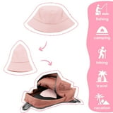 Zando 2 Pcs Cotton Kids Sun Hats Wide Brim UV Protection Toddler Sun Hat Summer Beach Toddler ...