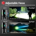 Flashlight 20000 High Lumens - 30W Bright Flash Light with LCD Display ...