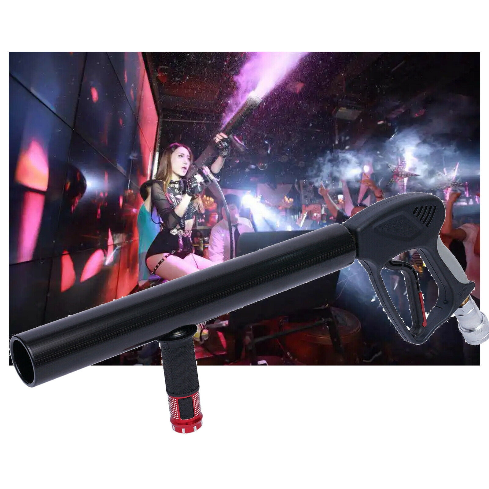 Miumaeov Mini Handheld Stage CO2 Jet Machine Smoke Fog Machine with 9 ...