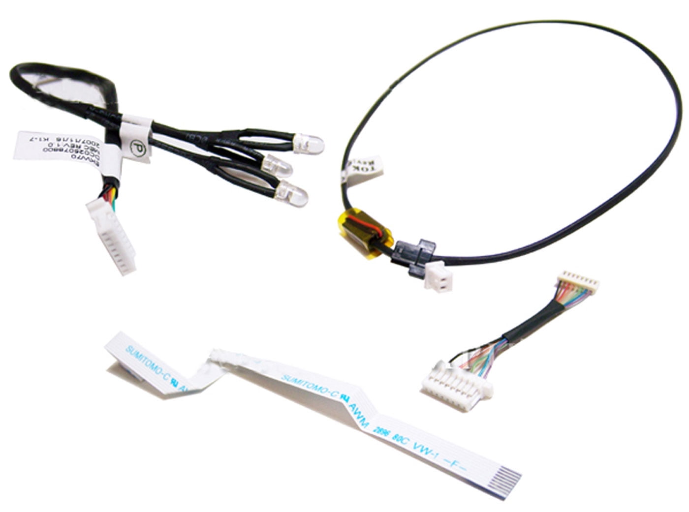 HP Bluetooth LED-RJ-11 Modem Data 4Cable 383671-001 Kit Of 4-Cables Kit ...