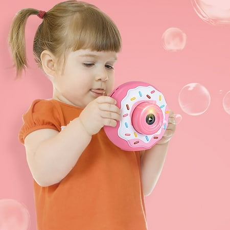 Electric Bubble Machine Children Girl Camera Toy Automatic Soap Bubble ...