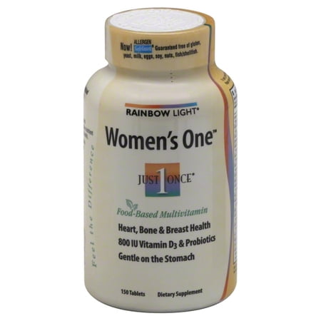 Rainbow Light Women's One Multivitamin 150 Tab - Walmart.com