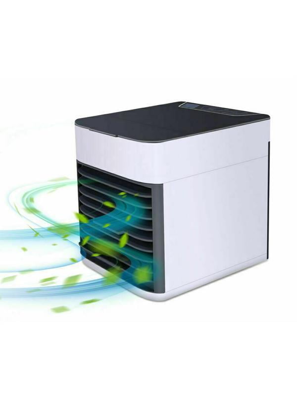 Mini LED Air Conditioner Cool Home Office Mini Portable LED Lights USB ...