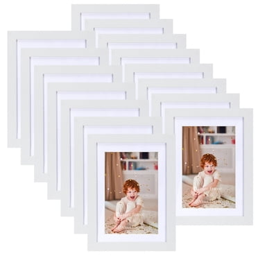 15 Pack Red Mahogany MDF Frame for Gallery Photo Wall, 4x6 Picture ...