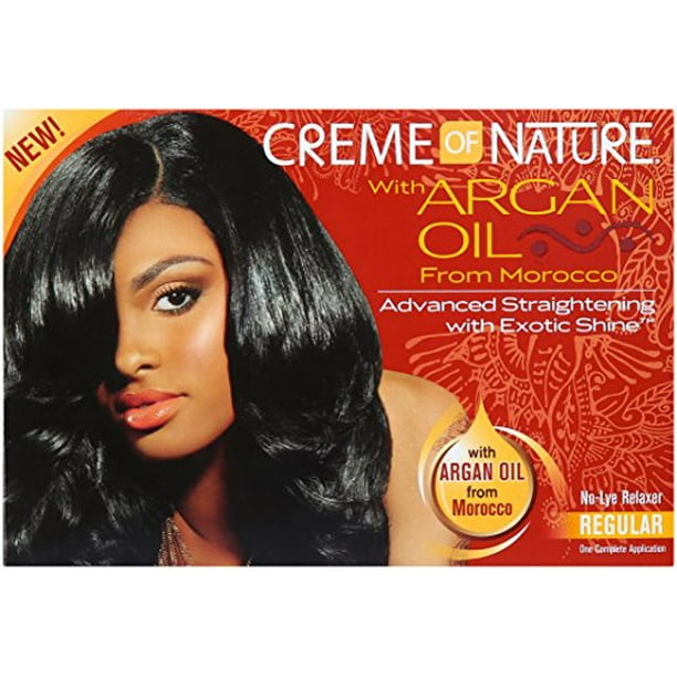 Creme of Nature with Argan Oil From Morocco Advanced Straightening with ...