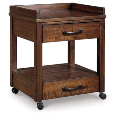 Orion Computer Cart, Cherry and Black - Walmart.com