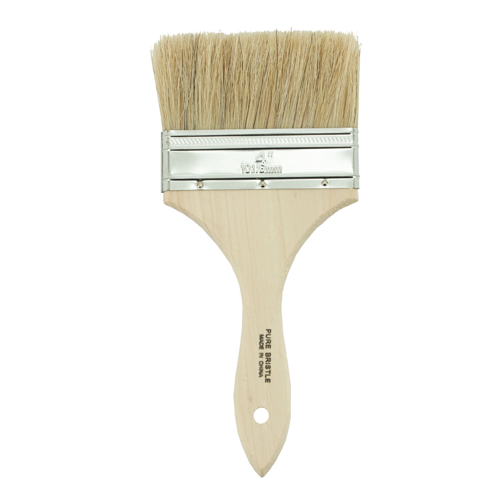 4" Double Thick White Bristle Chip Brush - Walmart.com